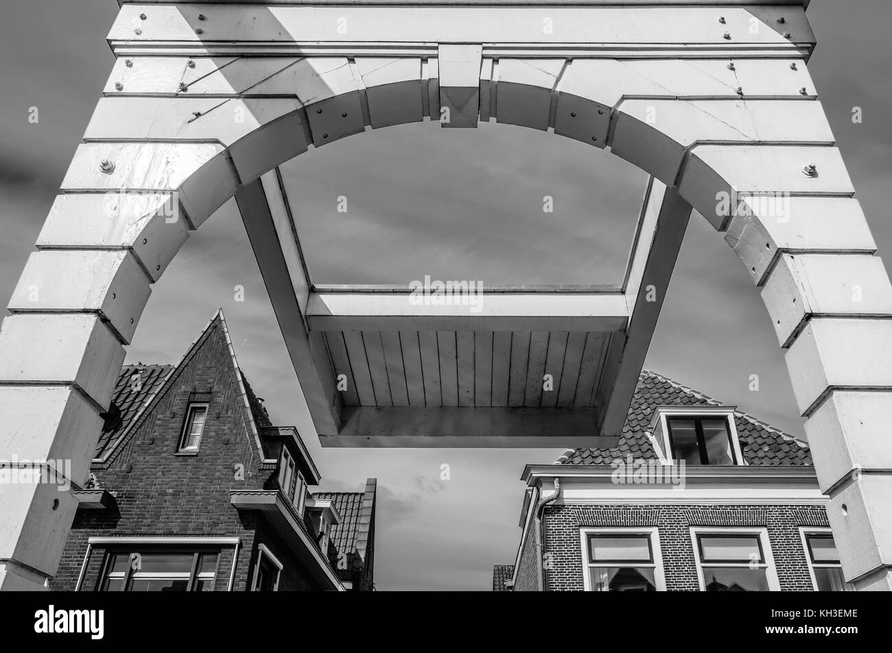 Typical bridge in Alkmaar, the Netherlands Stock Photo - Alamy