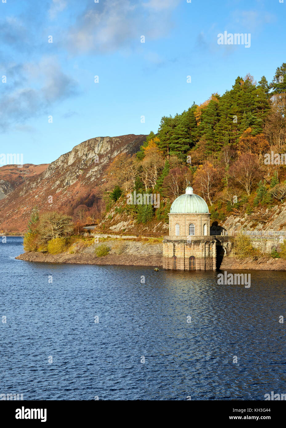 Foel Tower Garreg Ddu Dam Elan Valley Rhayader Powys Wales UK Stock ...