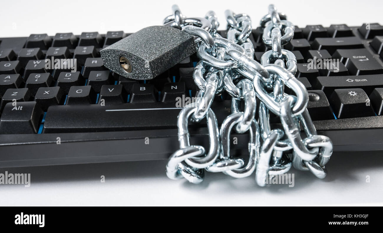 Computer theft exploit low cyber security Stock Photo - Alamy