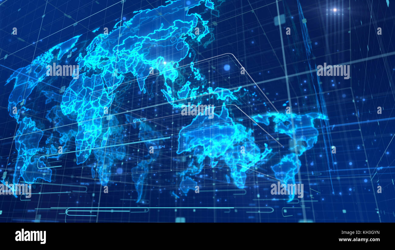 Fantastic world map hi-res stock photography and images - Alamy