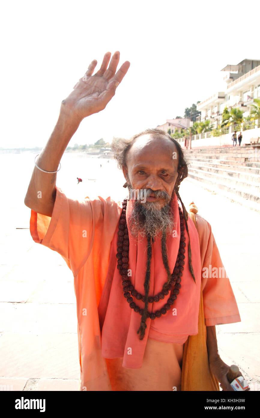 Sadhu (Baba), Sadhu, Old Hindu Priest, Indian Holy Man, Rishikesh ...