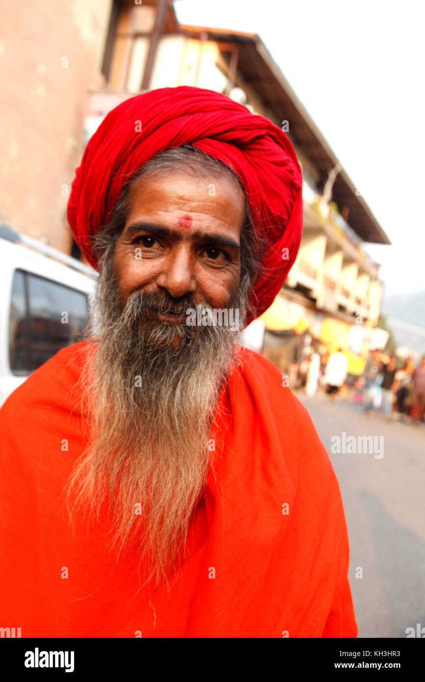 Sadhu (Baba), Hindu Priest, Indian Holy Man, Badarinath, Himalayas ...