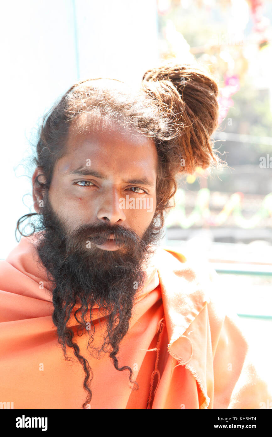 Sadhu (Baba), Hindu Priest, Indian Holy Man, Badarinath, Himalayas ...