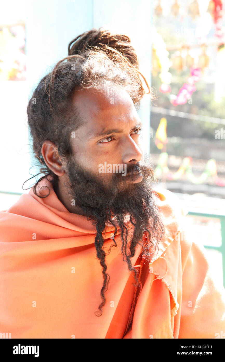 Sadhu (Baba), Hindu Priest, Indian Holy Man, Badarinath, Himalayas ...