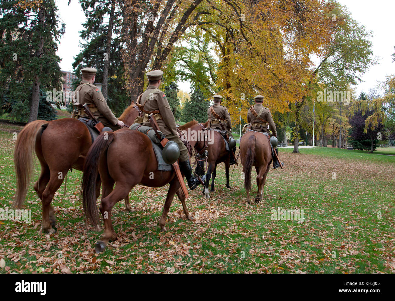 On October 6, 2017: Lord Strathcona's Mounted horse troop rides on ...