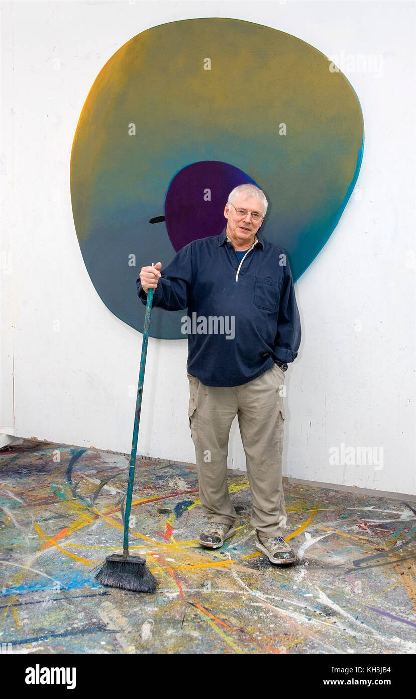 Trevor Bell, artist Stock Photo - Alamy