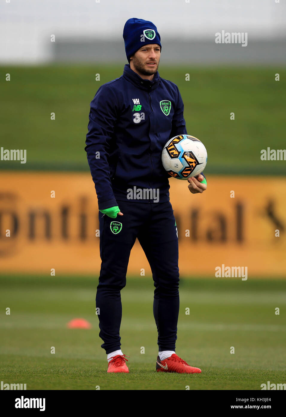 Republic of Ireland's Wes Hoolahan during a training session at the FAI ...