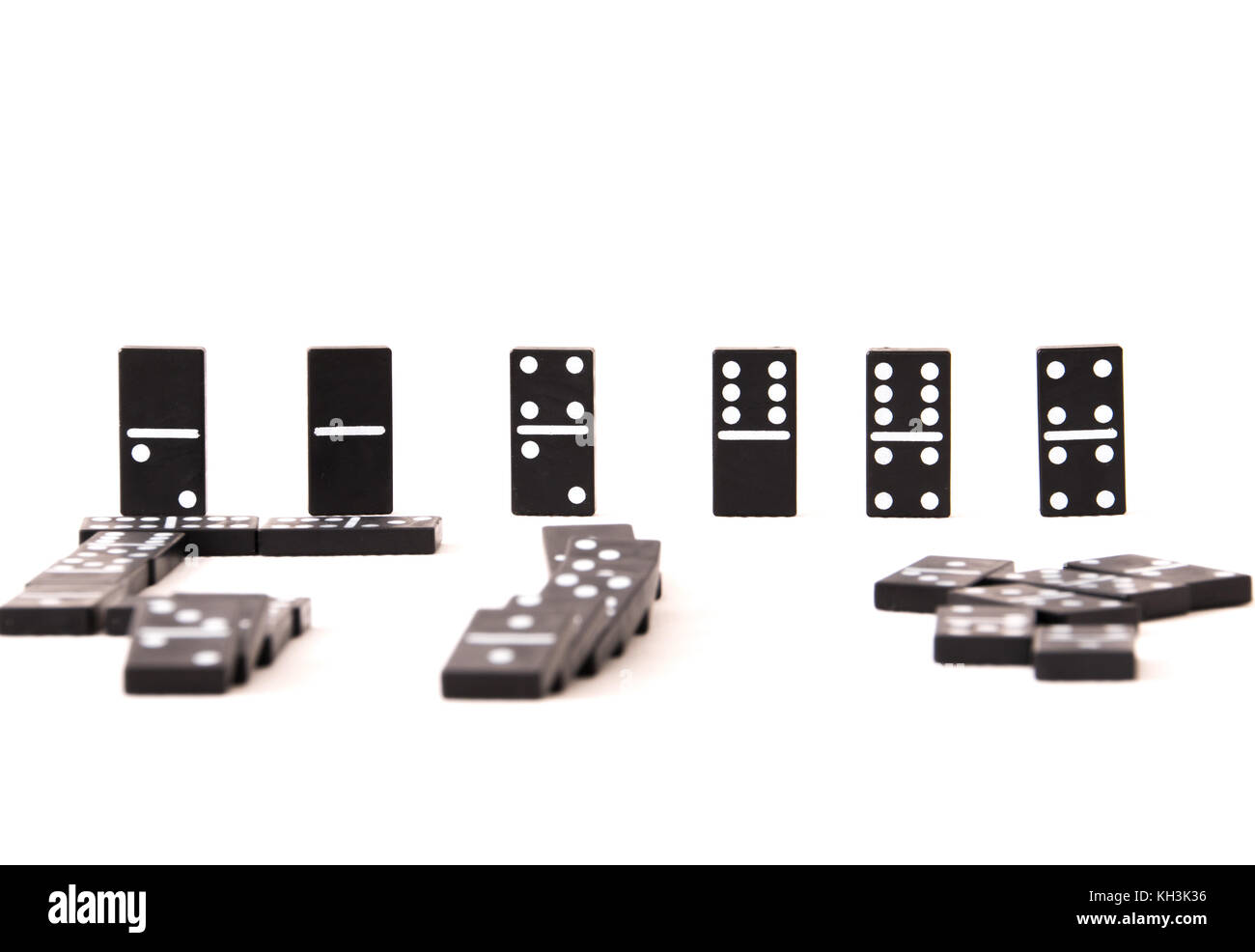 Black domino tiles hi-res stock photography and images - Alamy