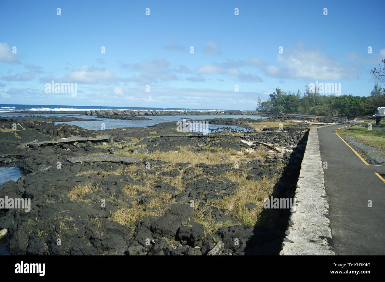 Keaukaha Beach Park, Hilo, Hawaii Stock Photo - Alamy