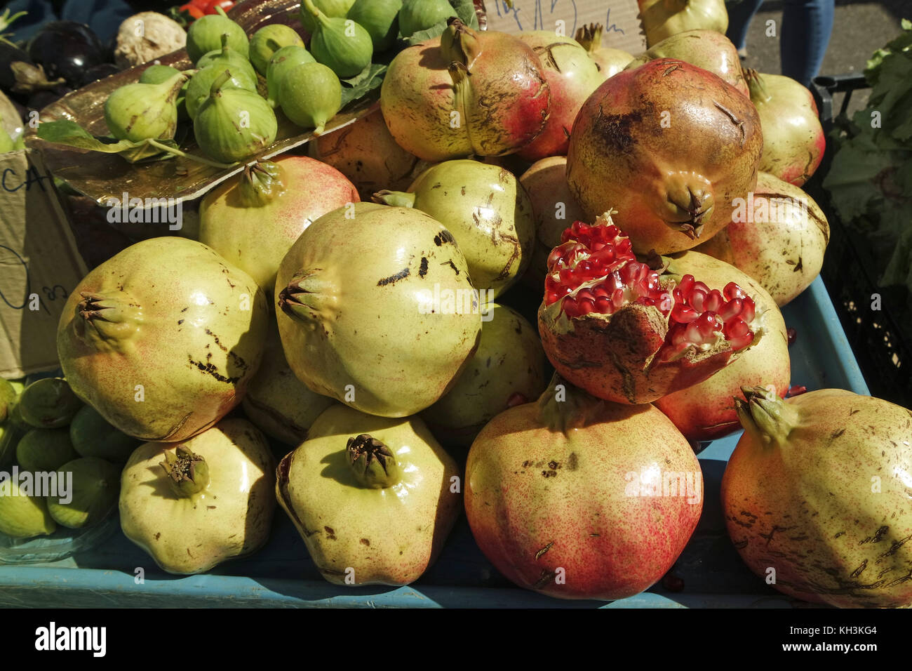 fresh products from a traditional croatian marktet in split Stock Photo ...