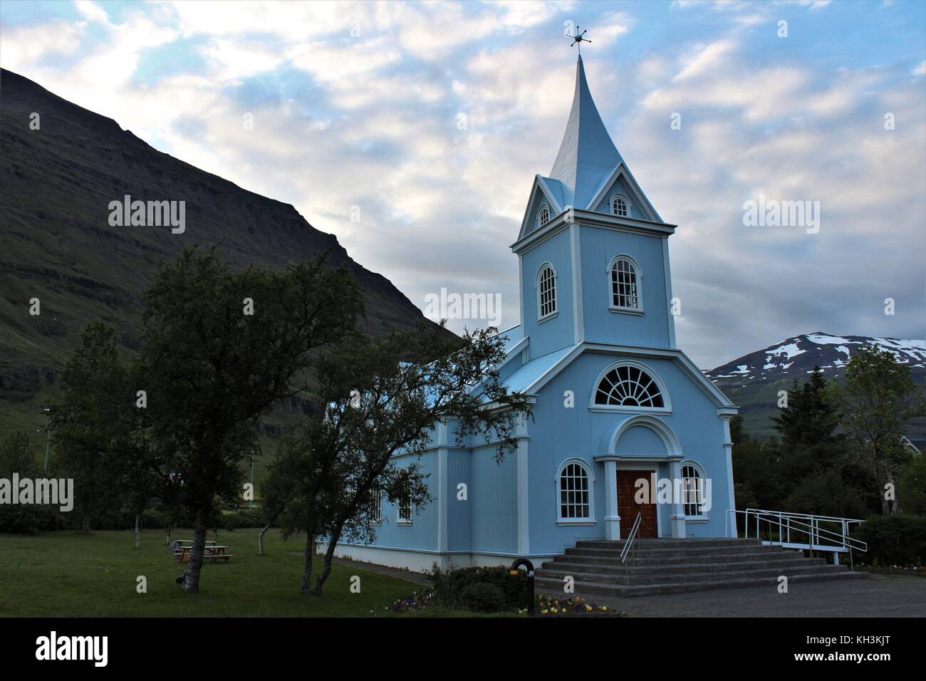 The Blue Church Stock Photo - Alamy