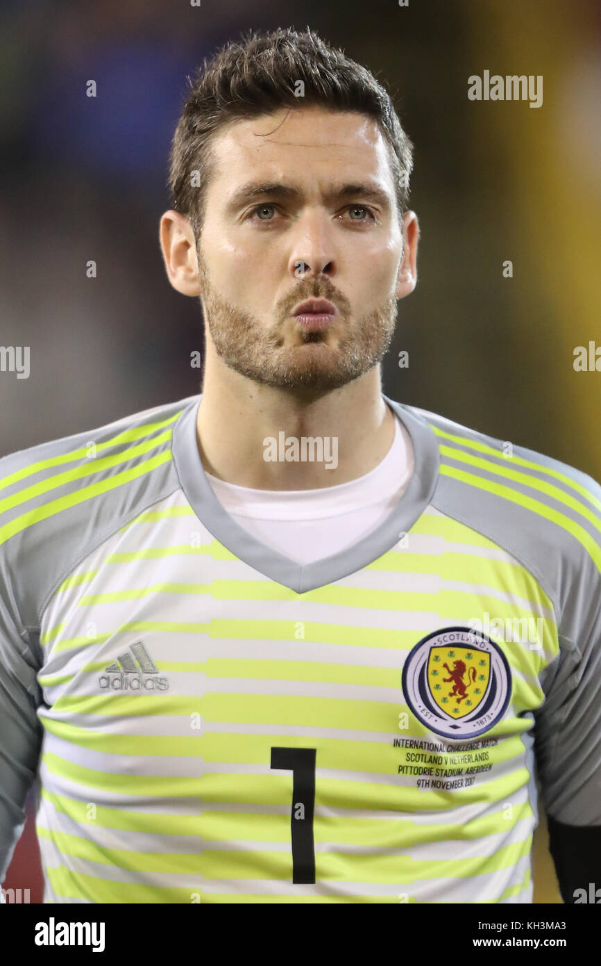 Scotland goalkeeper Craig Gordon Stock Photo - Alamy