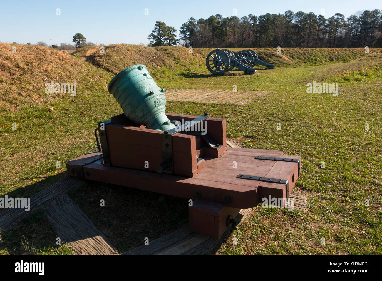 Yorktown battlefield Virginia Stock Photo - Alamy