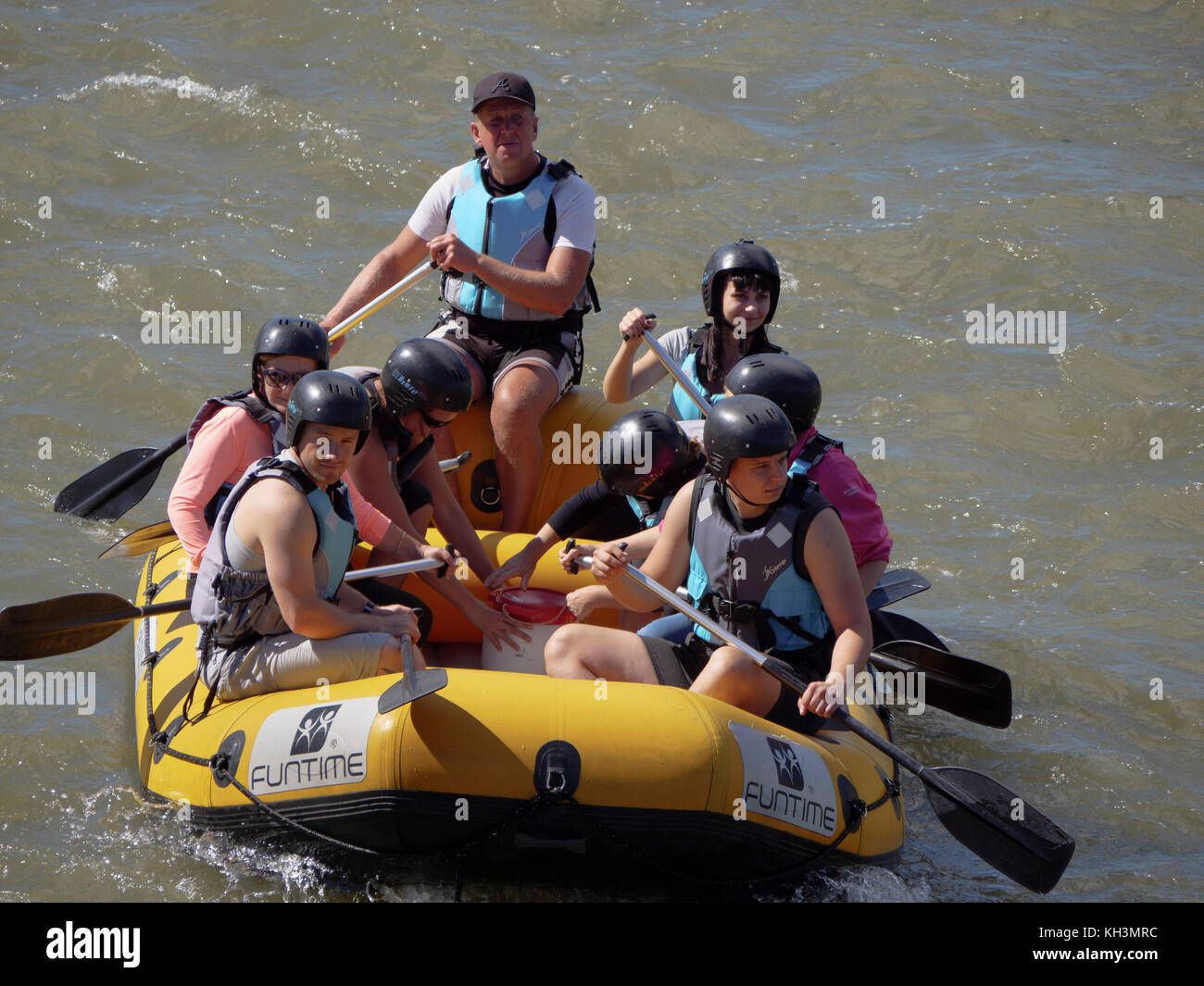 Rubber Rafting at Dunajec river in Cerveny Klastor, Presovsky kraj ...