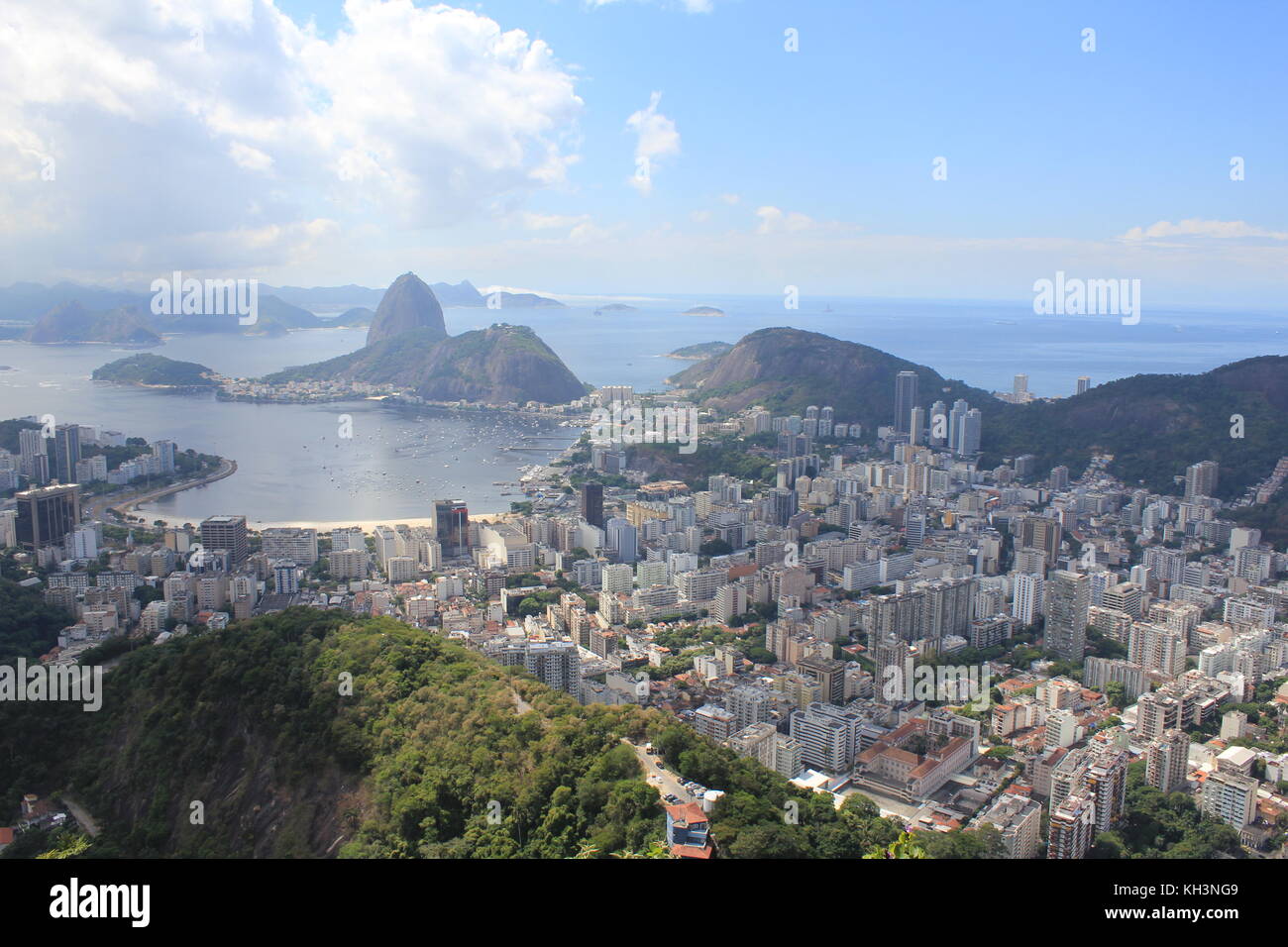 View from Corcovado in Rio de Janeiro Stock Photo - Alamy