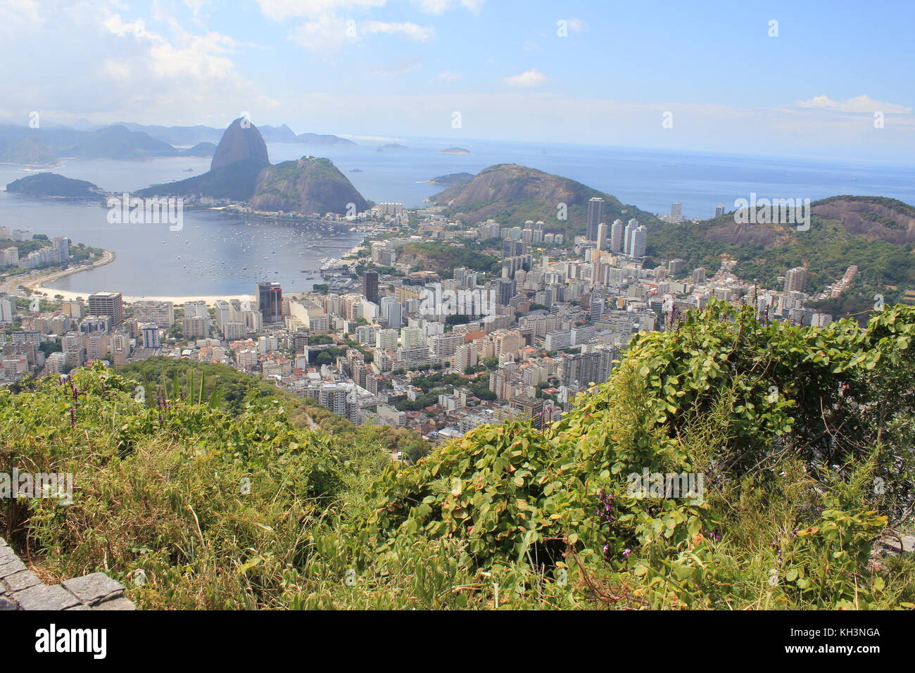 View from Corcovado in Rio de Janeiro Stock Photo - Alamy