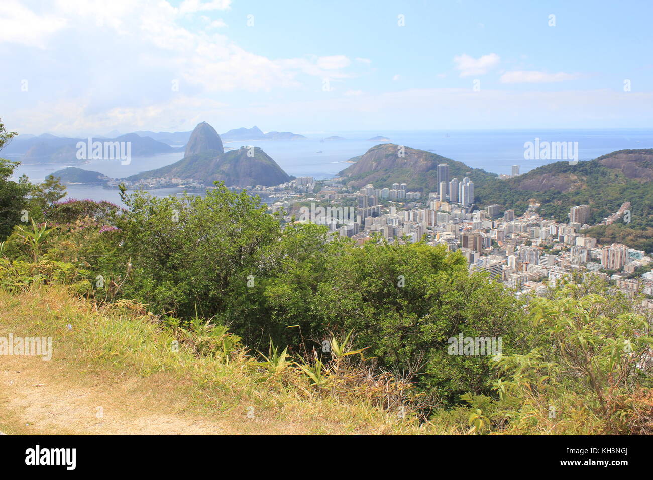 View from Corcovado in Rio de Janeiro Stock Photo - Alamy