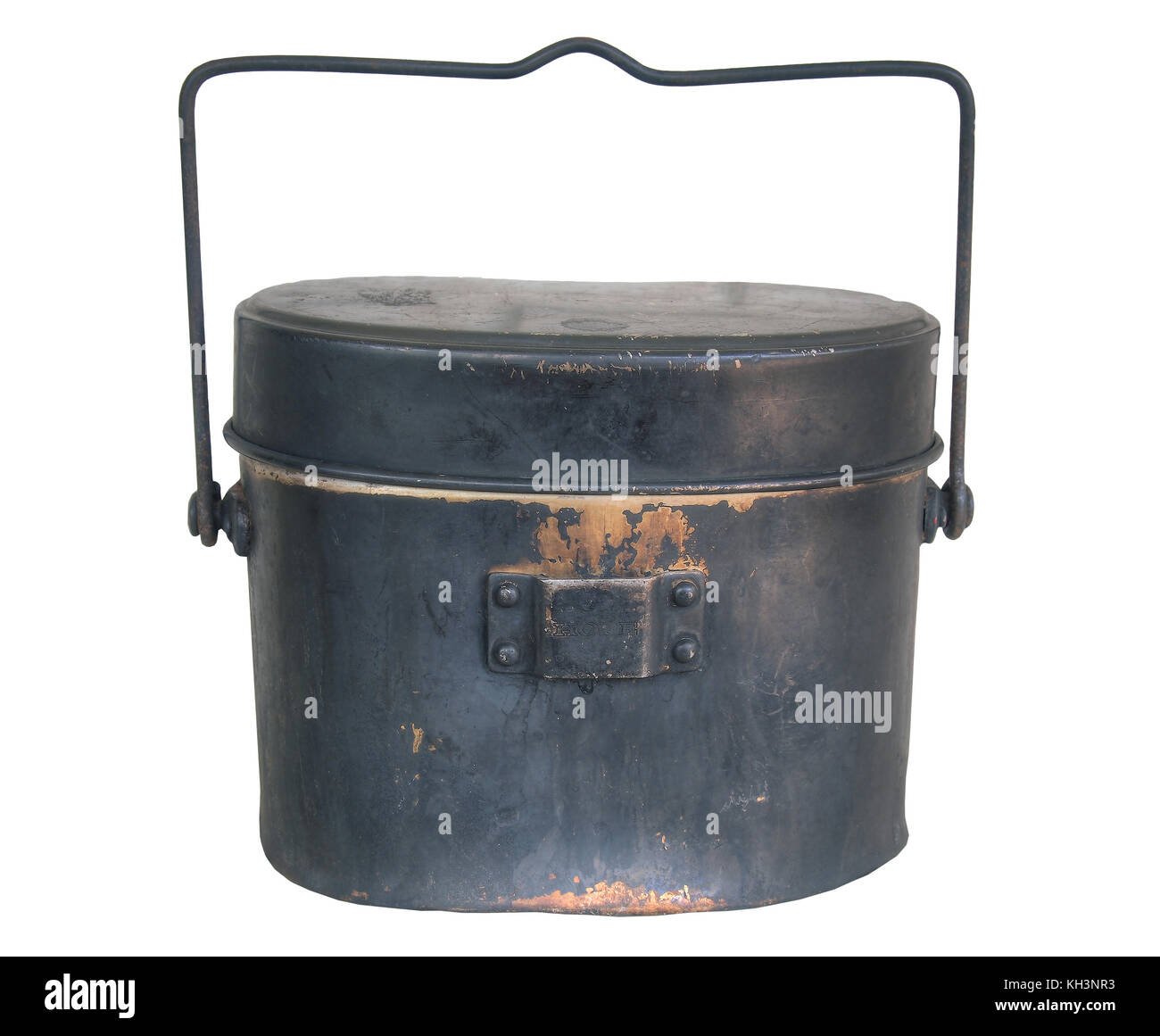 Isolated white / Mess kit : vintage Stock Photo - Alamy