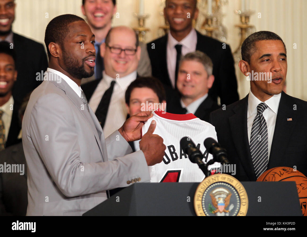 Dwayne wade heat hi-res stock photography and images - Alamy