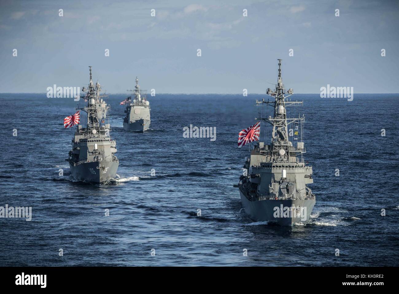 Japan Maritime Self-Defense Force Takanami-class destroyer JS Makinami ...