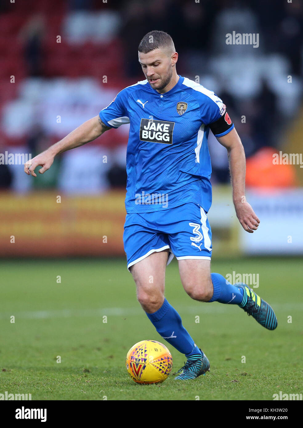 Notts County's Carl Dickinson Stock Photo - Alamy