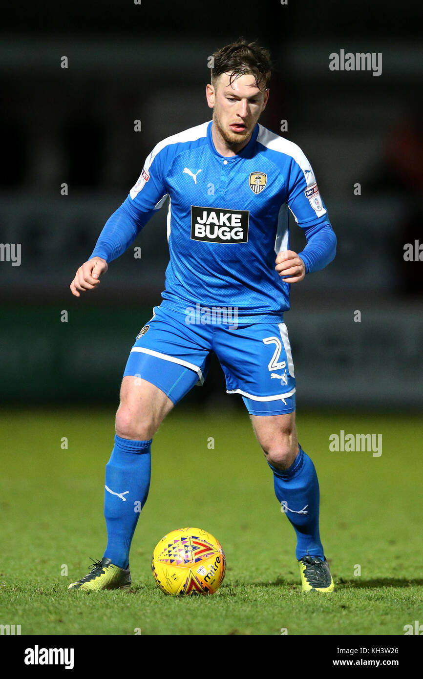 Notts County's Matt Tootle Stock Photo - Alamy