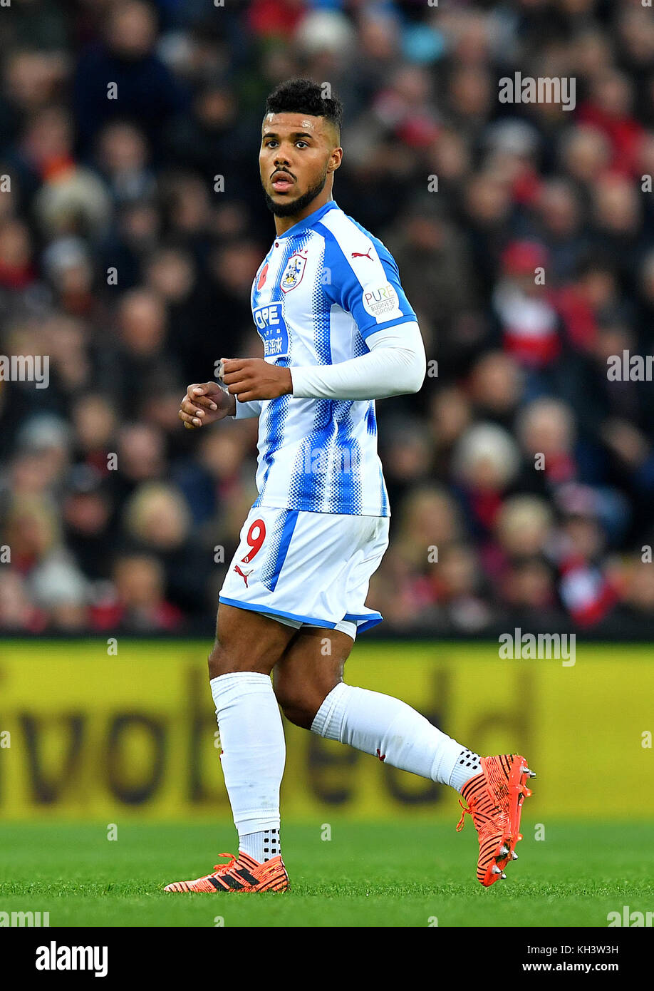 Huddersfield Town's Elias Kachunga Stock Photo - Alamy