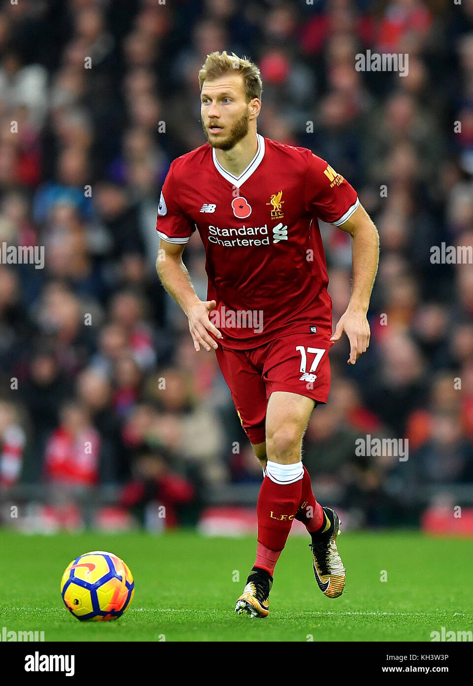 Liverpool's Ragnar Klavan Stock Photo - Alamy
