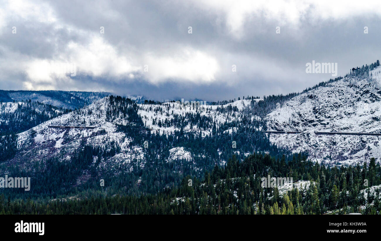 The Donner Pass railroad tunnels for avalanche control in the ...