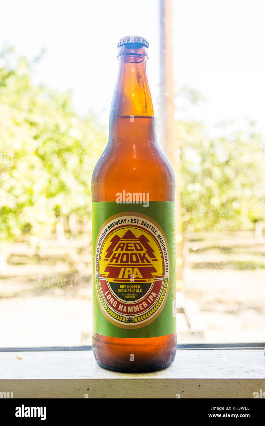 A bottle of Red Hook IPA Stock Photo - Alamy