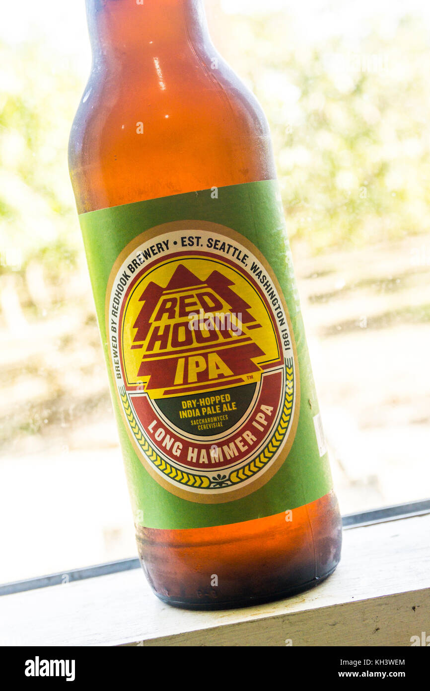A bottle of Red Hook IPA Stock Photo - Alamy