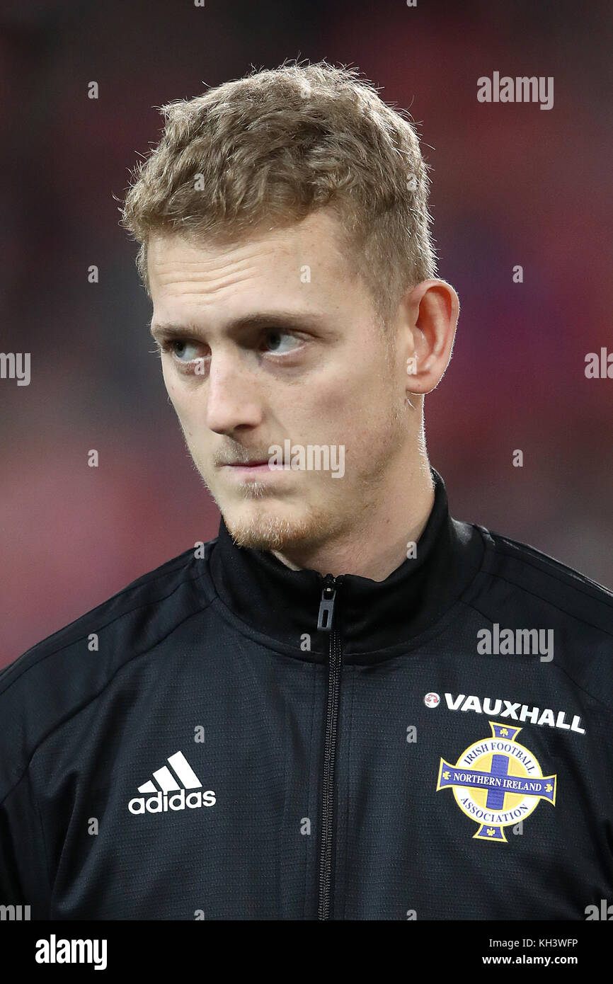 Northern Ireland's George Saville Stock Photo - Alamy