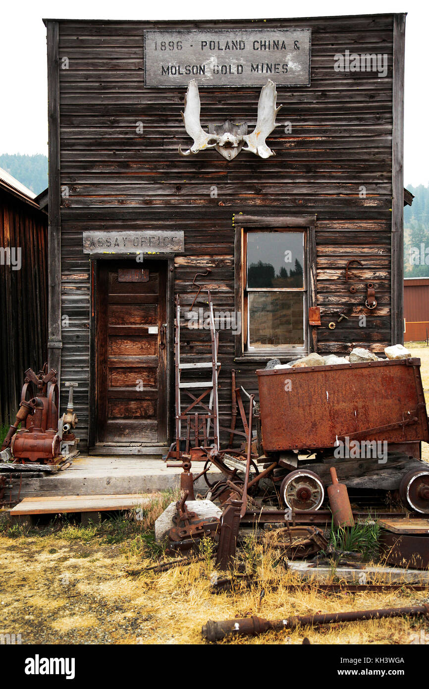 Old Molson Ghost Town in Washington State USA. landscapes and ...