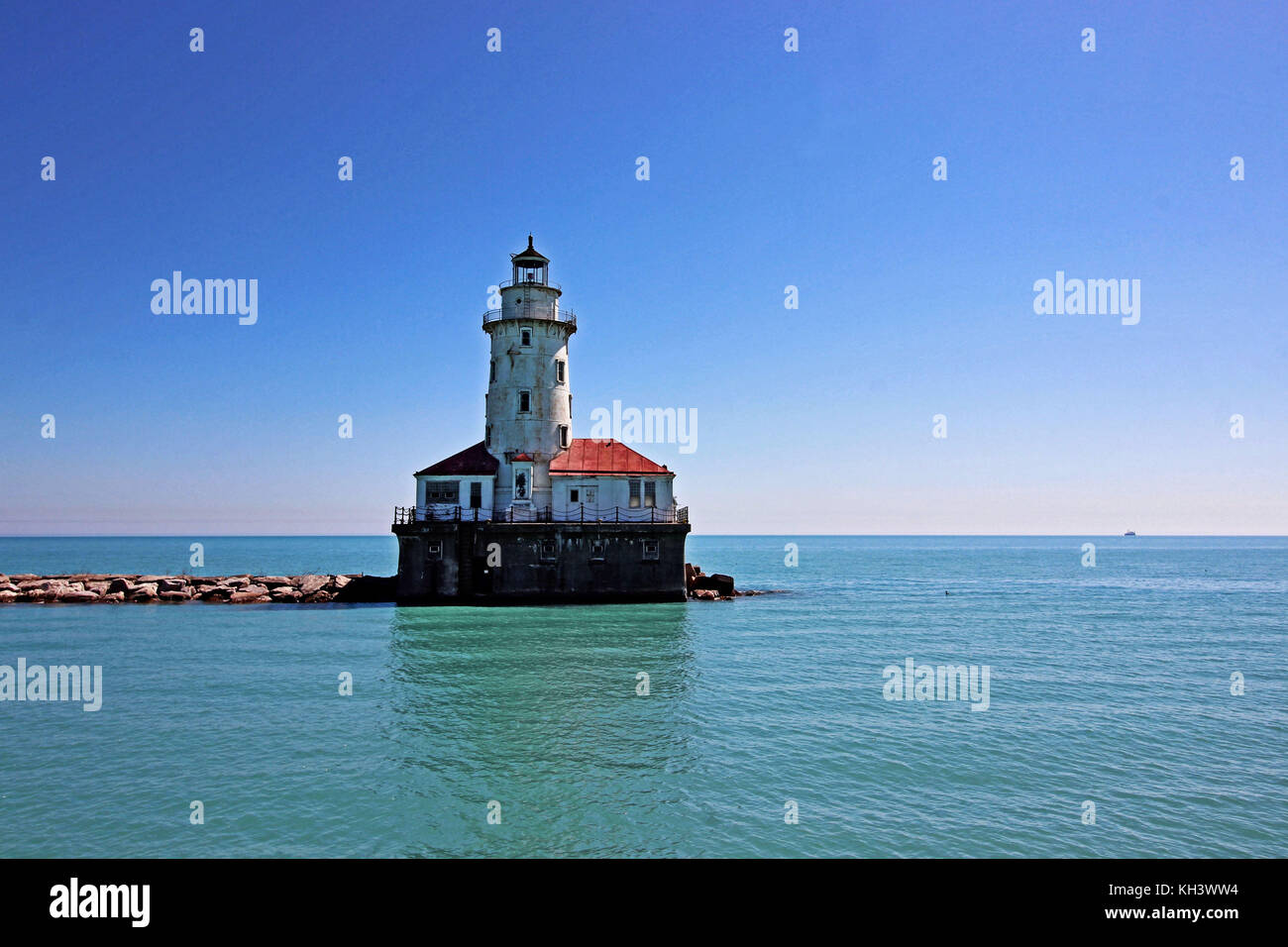 Chicago architecture lighthouse hi-res stock photography and images - Alamy