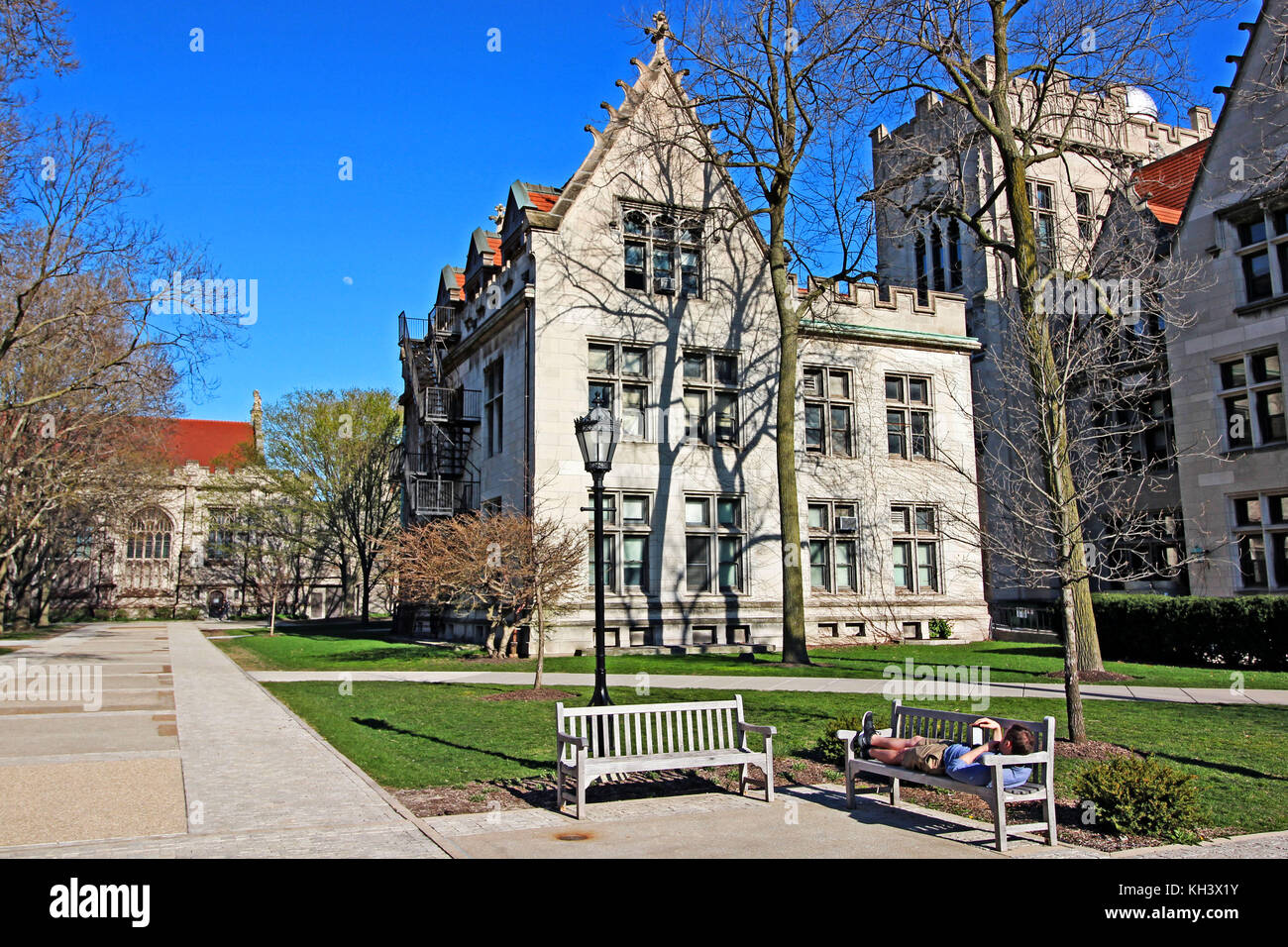 Old university buildings Stock Photo - Alamy