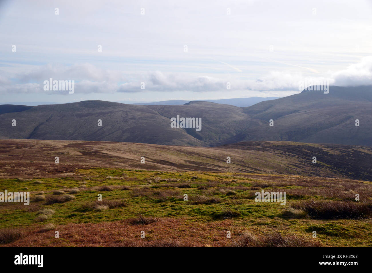 The Northern Wainwright Fell Mungrisdale Common from the Summit of the ...