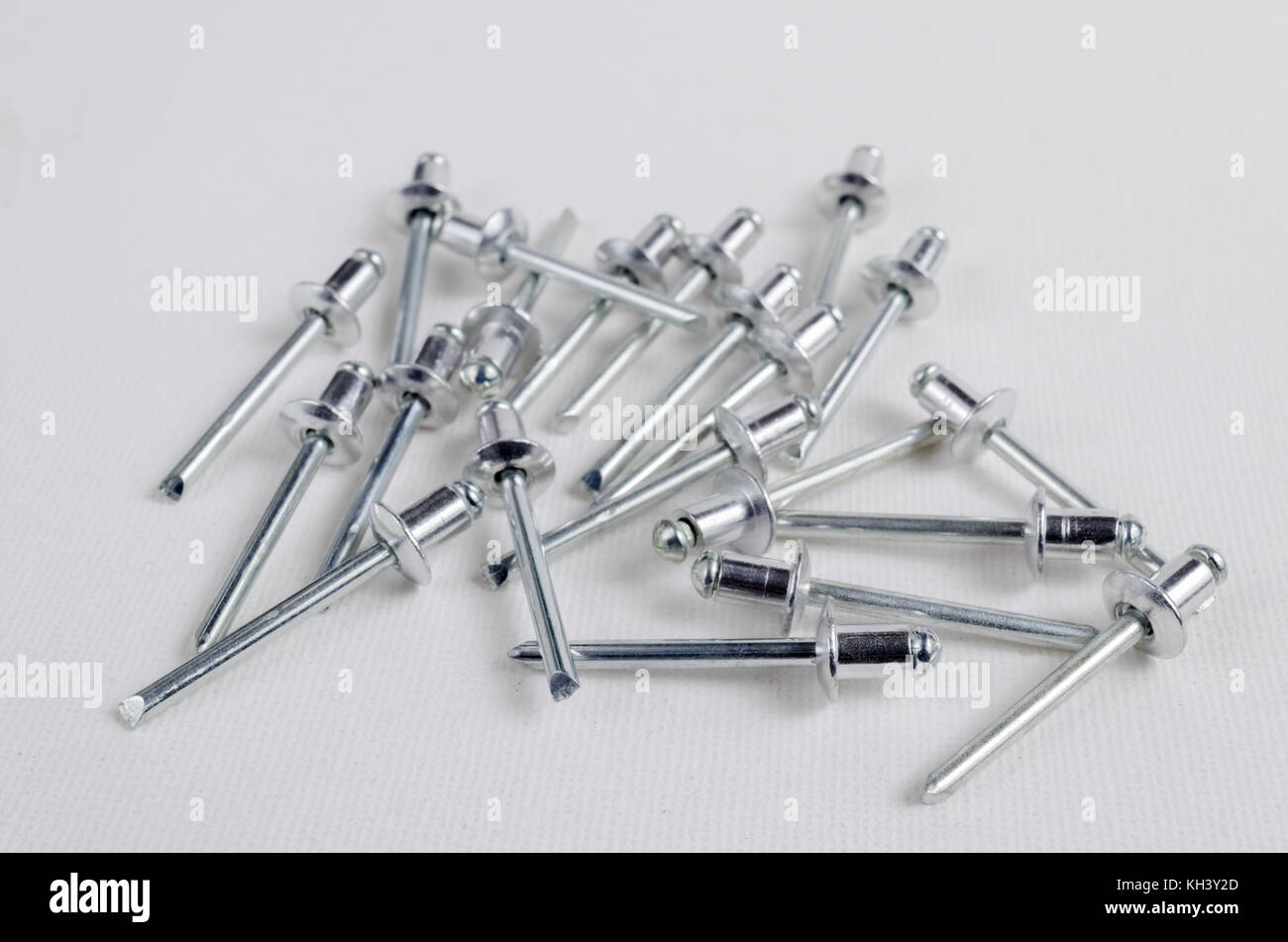A Studio Photograph of a Collection of Rivets Stock Photo - Alamy