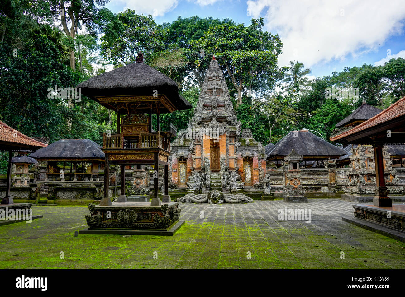 Hindu Temple in Ubud Bali Indonesia Stock Photo - Alamy