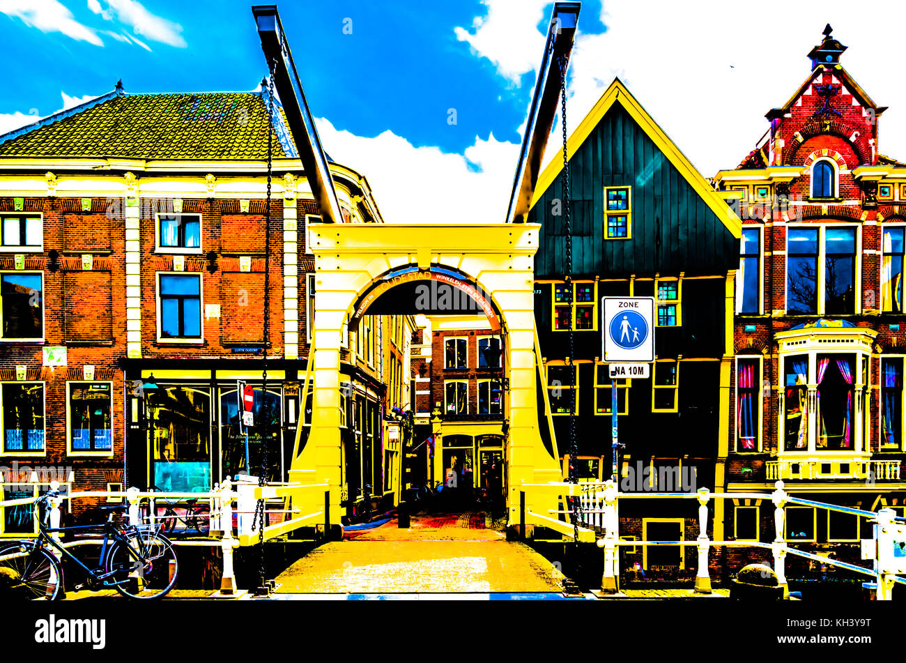 ALKMAAR, THE NETHERLANDS - APRIL 22, 2016: Vibrant illustration of a ...