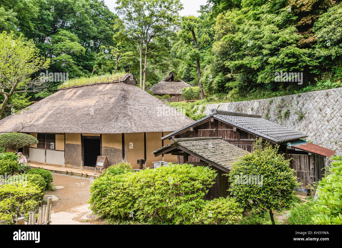 Kiyomiya House at Nihon Minkaen Folk House Museum, Kawasaki City ...