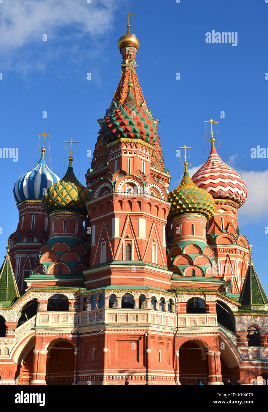 St. Basil's Cathedral (1555–1561) on Red square, (Church of Protection ...