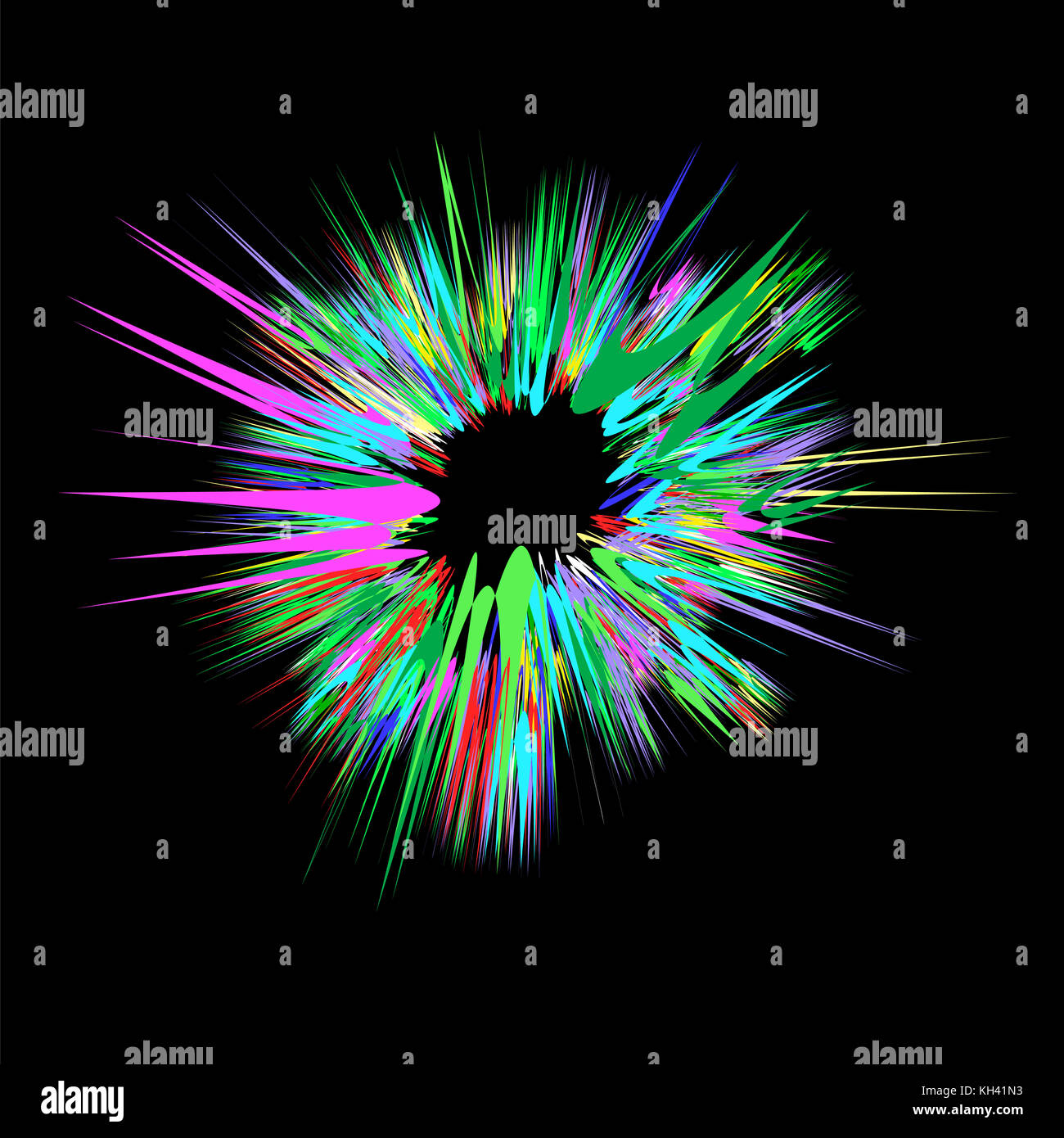 Explode Flash, Cartoon Explosion, Star Burst Stock Photo - Alamy