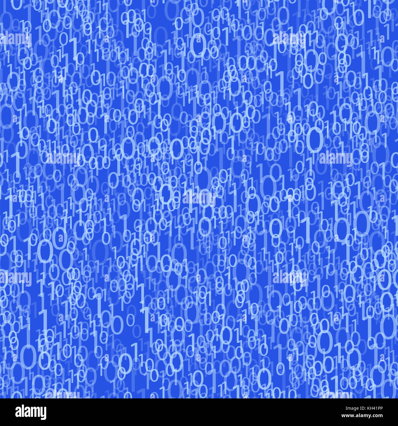 Binary Code Blue Background. Concept Numbers Stock Photo - Alamy