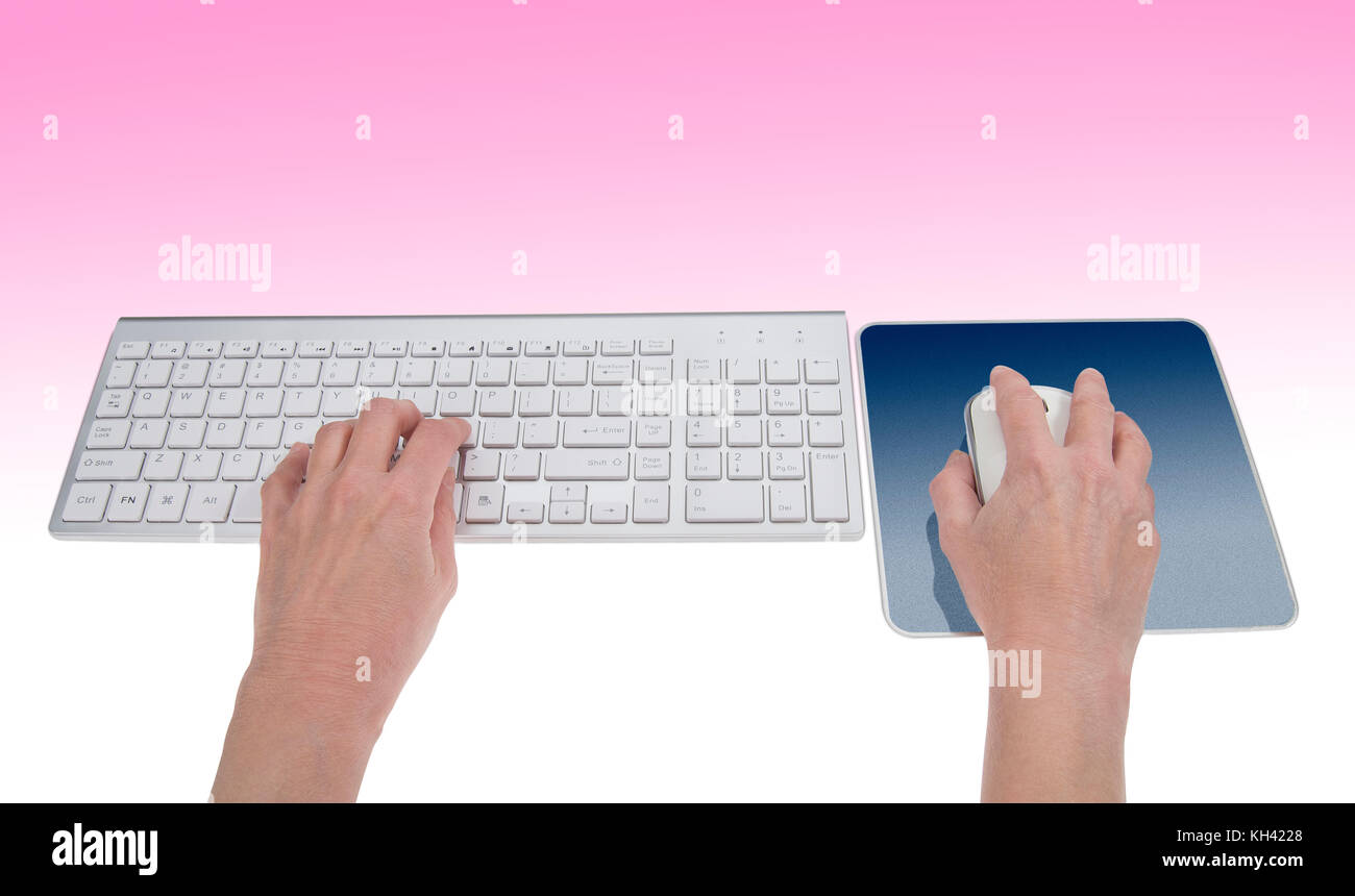 Ergonomic keyboard and mouse hi-res stock photography and images - Alamy