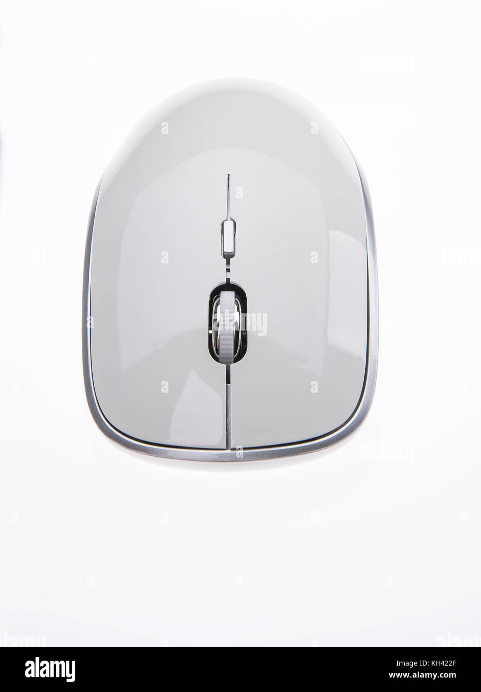 Modern white wireless computer mouse Stock Photo - Alamy