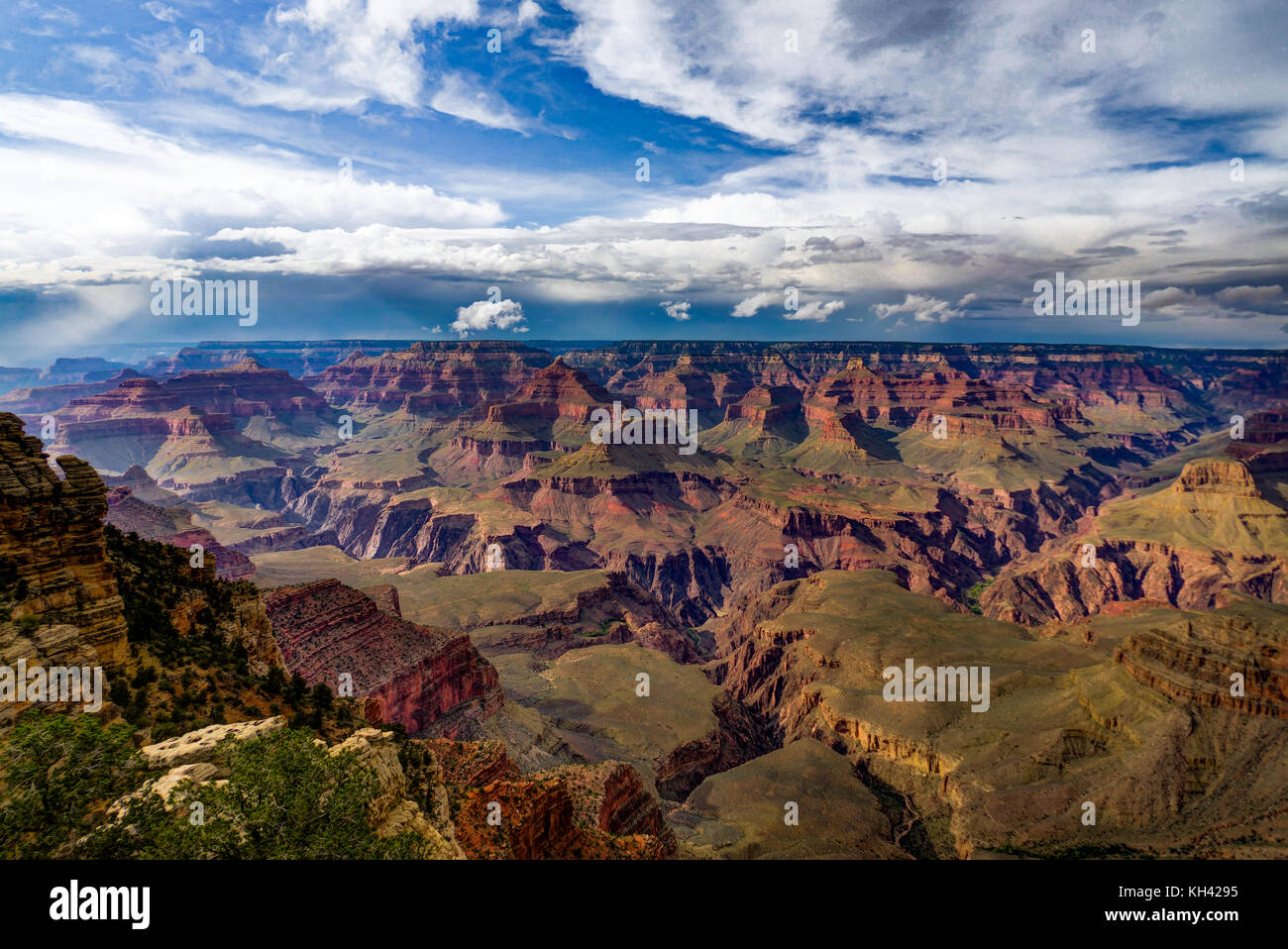 View across Grand Canyon South Rim Arizona Stock Photo - Alamy
