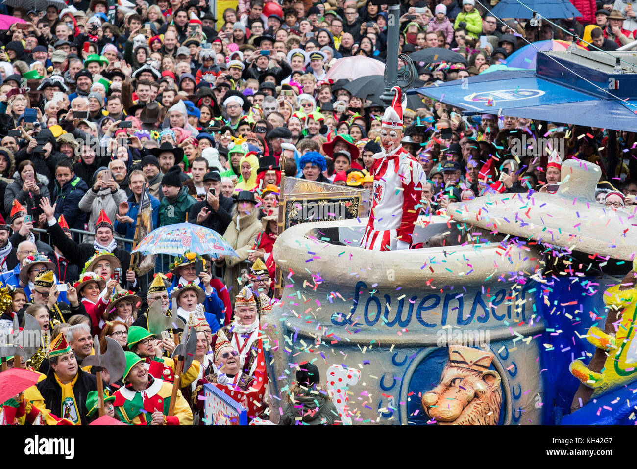 The Hoppeditz figure in a pot of mustard. The German Carnival season ...