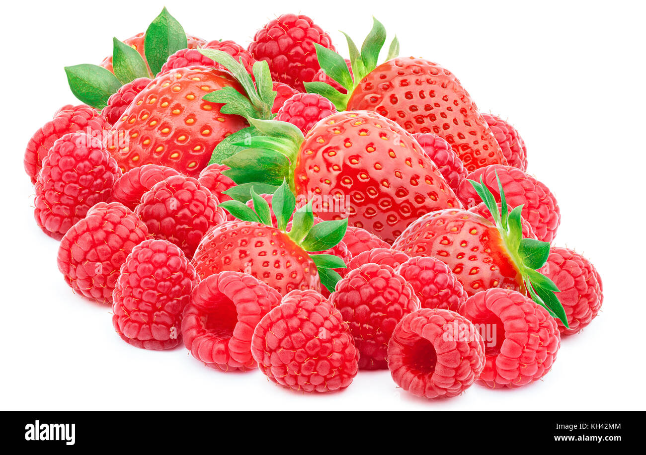 Strawberries Cut Out Stock Images & Pictures - Alamy