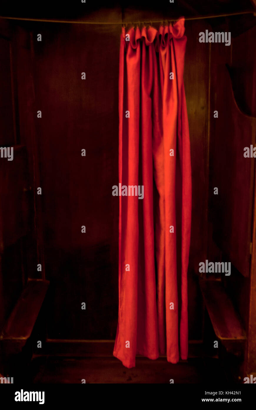 Confessional of a church hi-res stock photography and images - Alamy