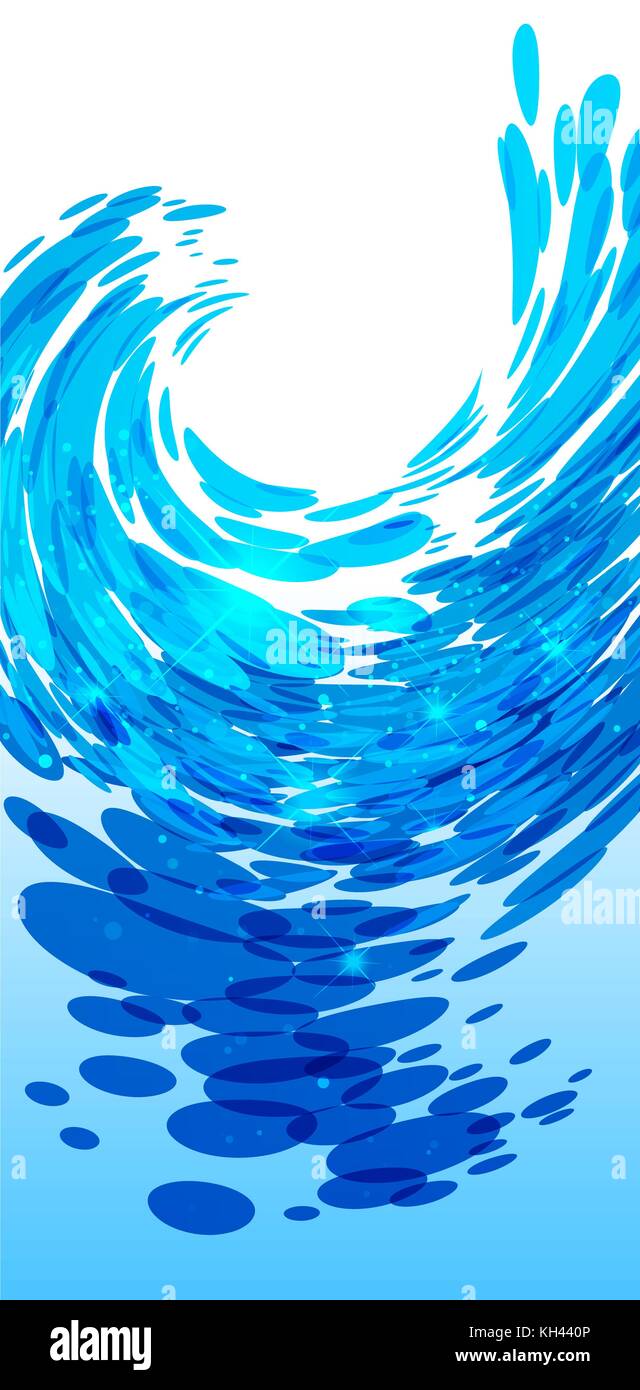 Waterfall and texture Stock Vector Images - Alamy